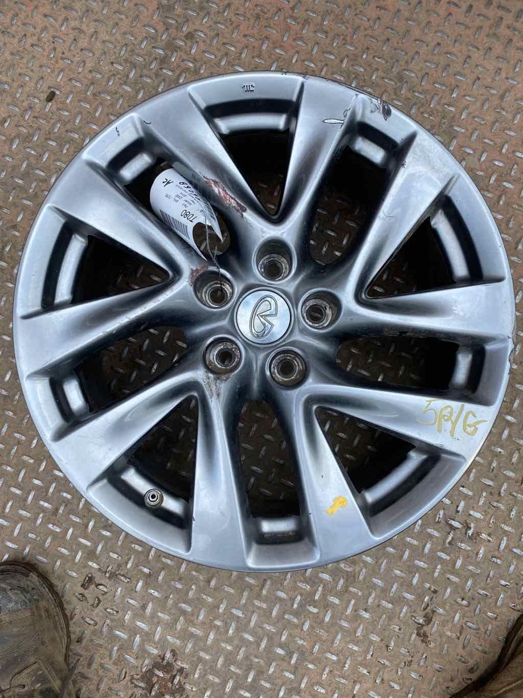 14-15 INFINITI QX60 ALLOY WHEEL RIM 18X7.5 W/ SENSOR 10 SPLIT SPOKE ...